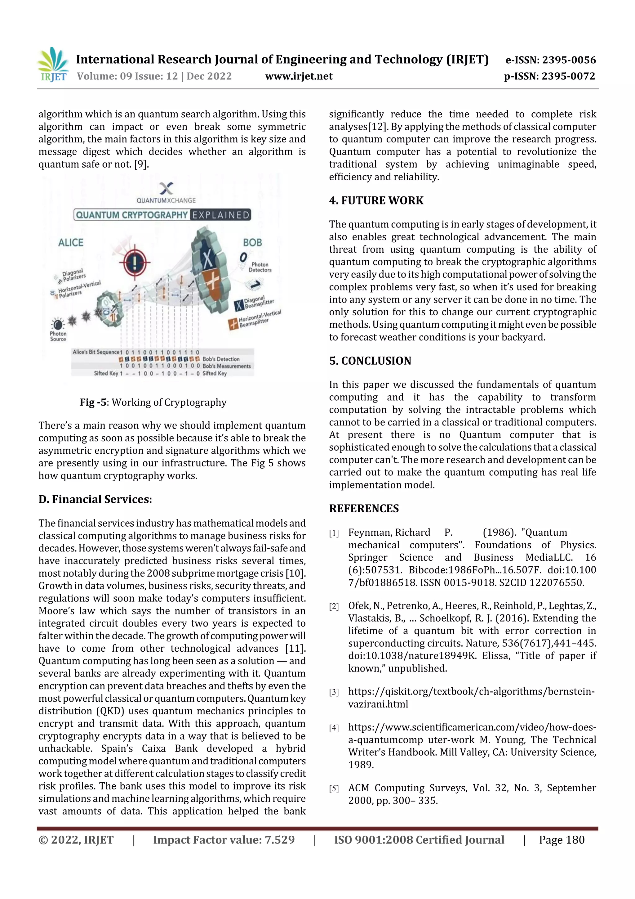Technological Survey on Quantum Computing | PDF