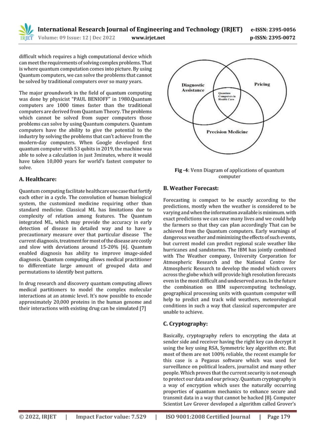 Technological Survey on Quantum Computing | PDF