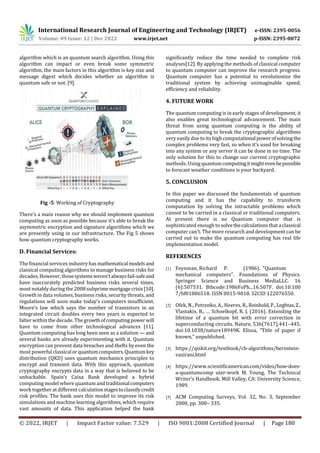 Technological Survey on Quantum Computing | PDF