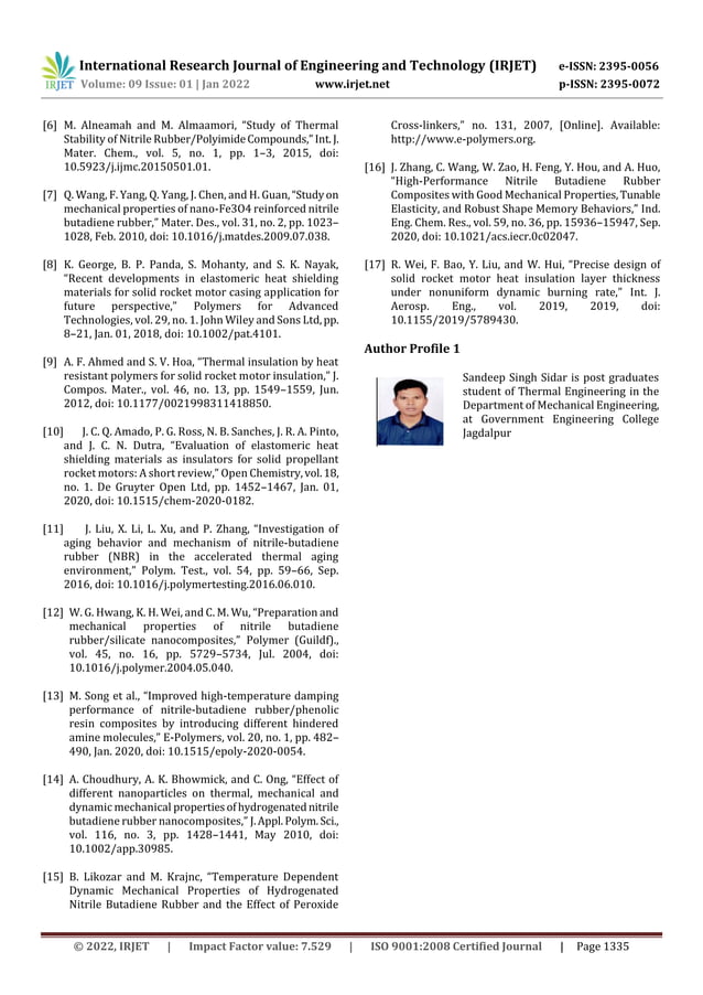 Study on Mechanical Properties of ROCASIN (Rocket Case Insulation ...