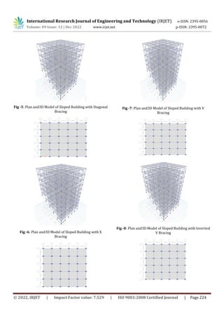 SEISMIC ANALYSIS OF STRUCTURE ON SLOPED GROUND CONSTRUCTED WITH ANGLE DIAGRID AND BRACINGS USING ...