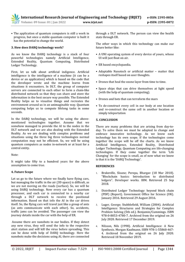 DARQ - The Bleeding Edge Technology | PDF