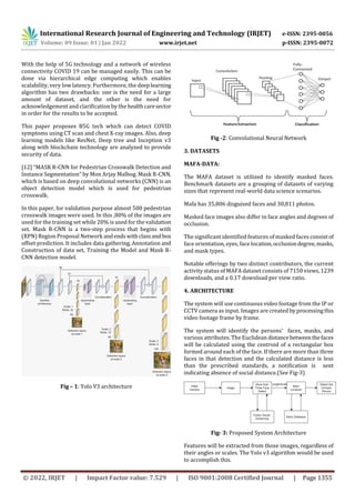 Designing of Application for Detection of Face Mask and Social Distancing During Covid-19 using ...