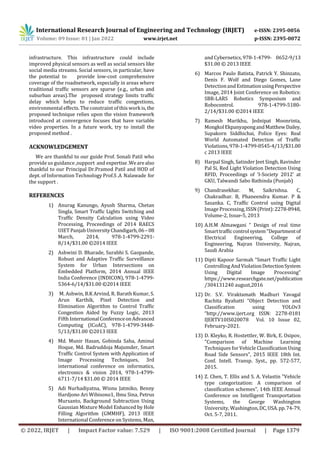 Vehicle Traffic Analysis using CNN Algorithm | PDF