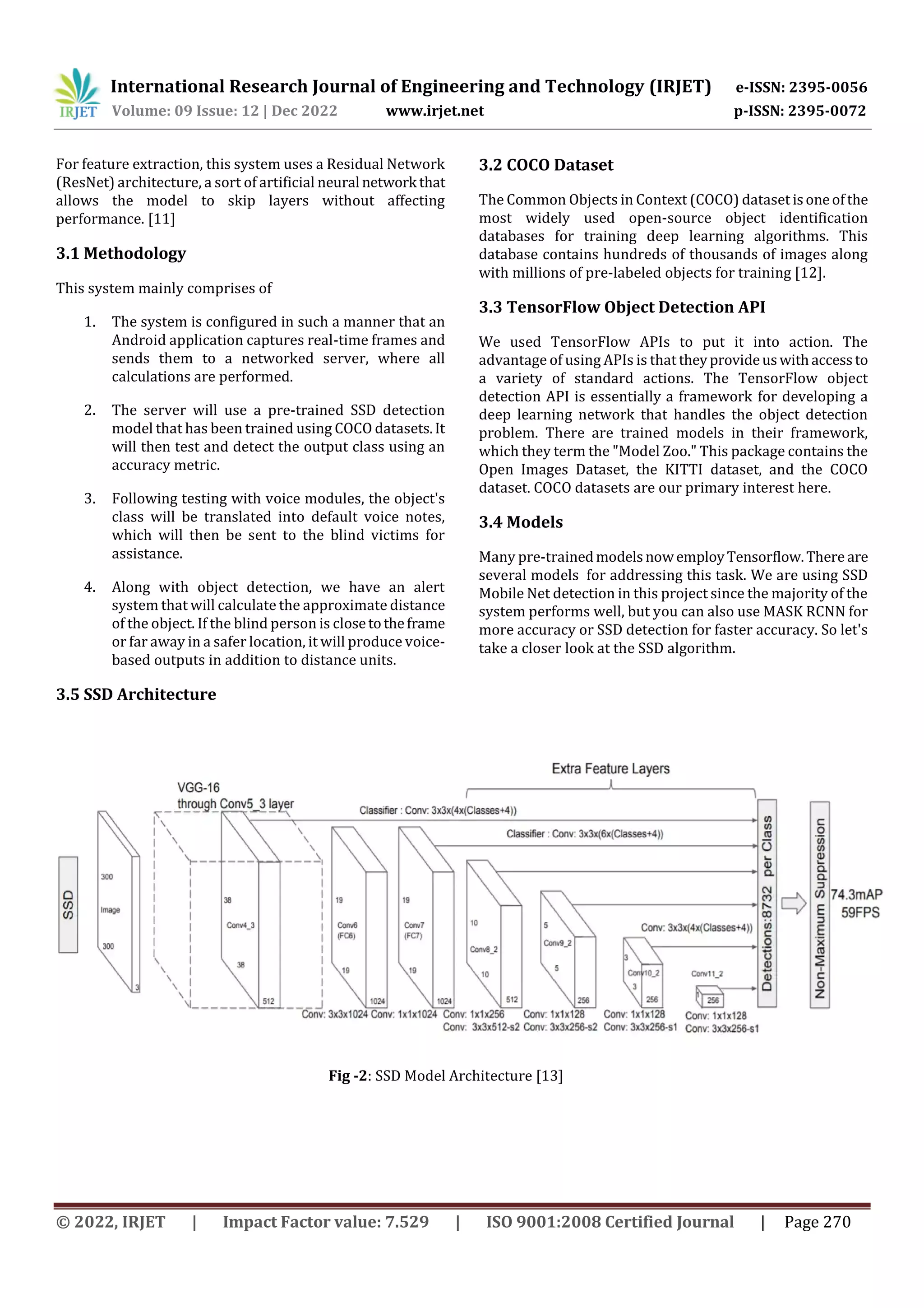 Sanjaya A Blind Assistance System Pdf