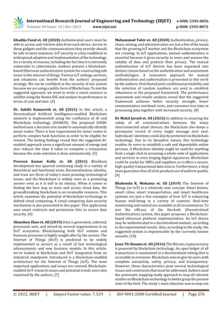 Design of a Hybrid Authentication Technique for User and Device Authentication for an integrated ...