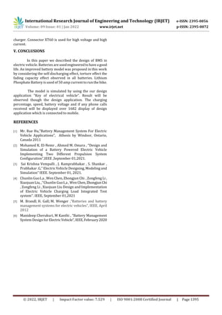 Design of Battery Management System in Electric Vehicle | PDF