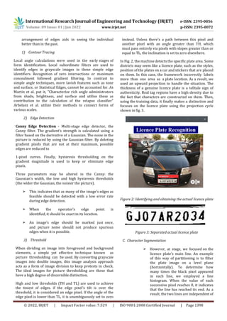 Licence Plate Recognition Using Supervised Learning and Deep Learning | PDF