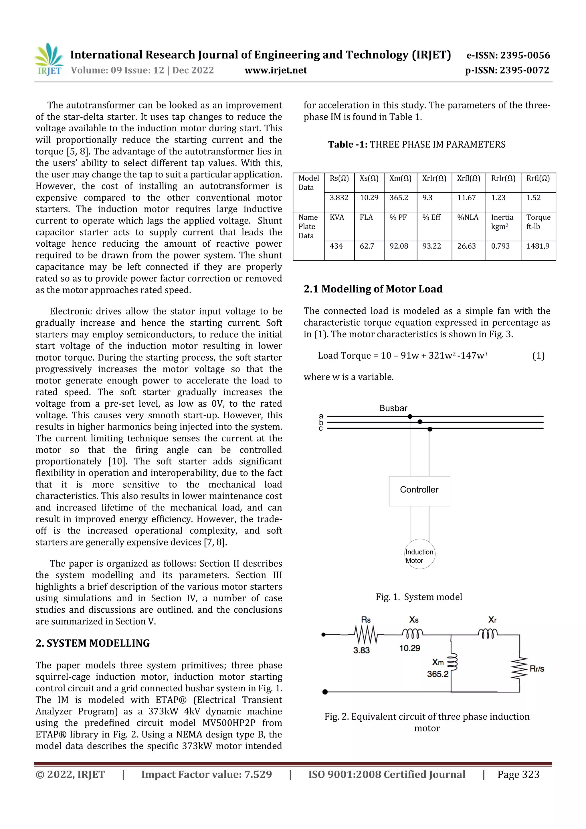 Comparative Analysis of Different Methods of Starting Induction Motor | PDF