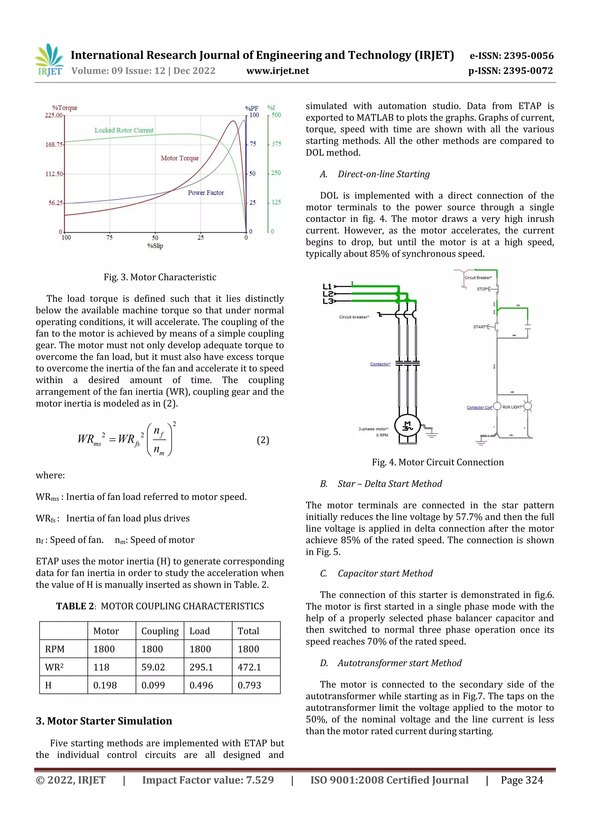 Comparative Analysis of Different Methods of Starting Induction Motor | PDF
