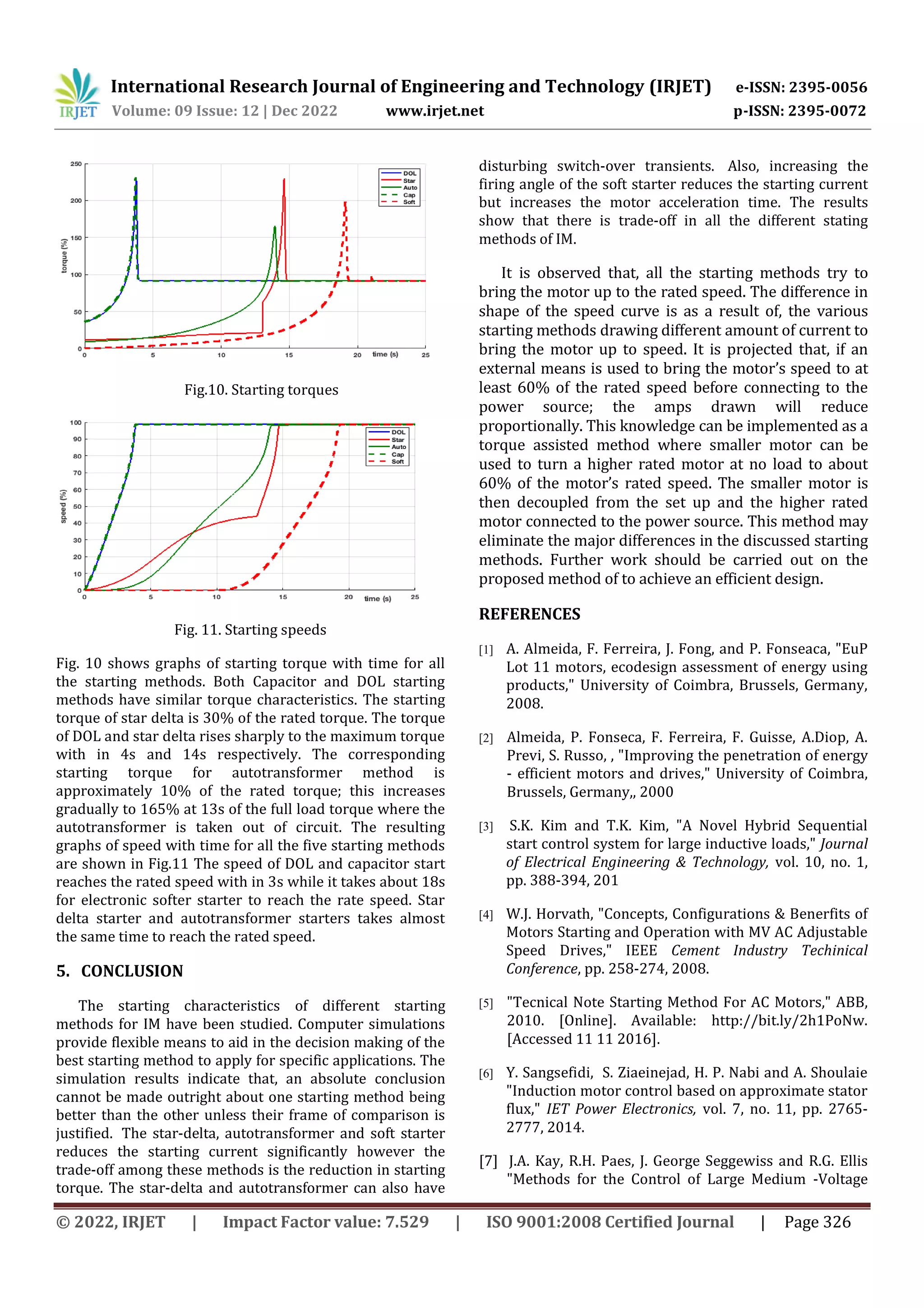 Comparative Analysis of Different Methods of Starting Induction Motor | PDF