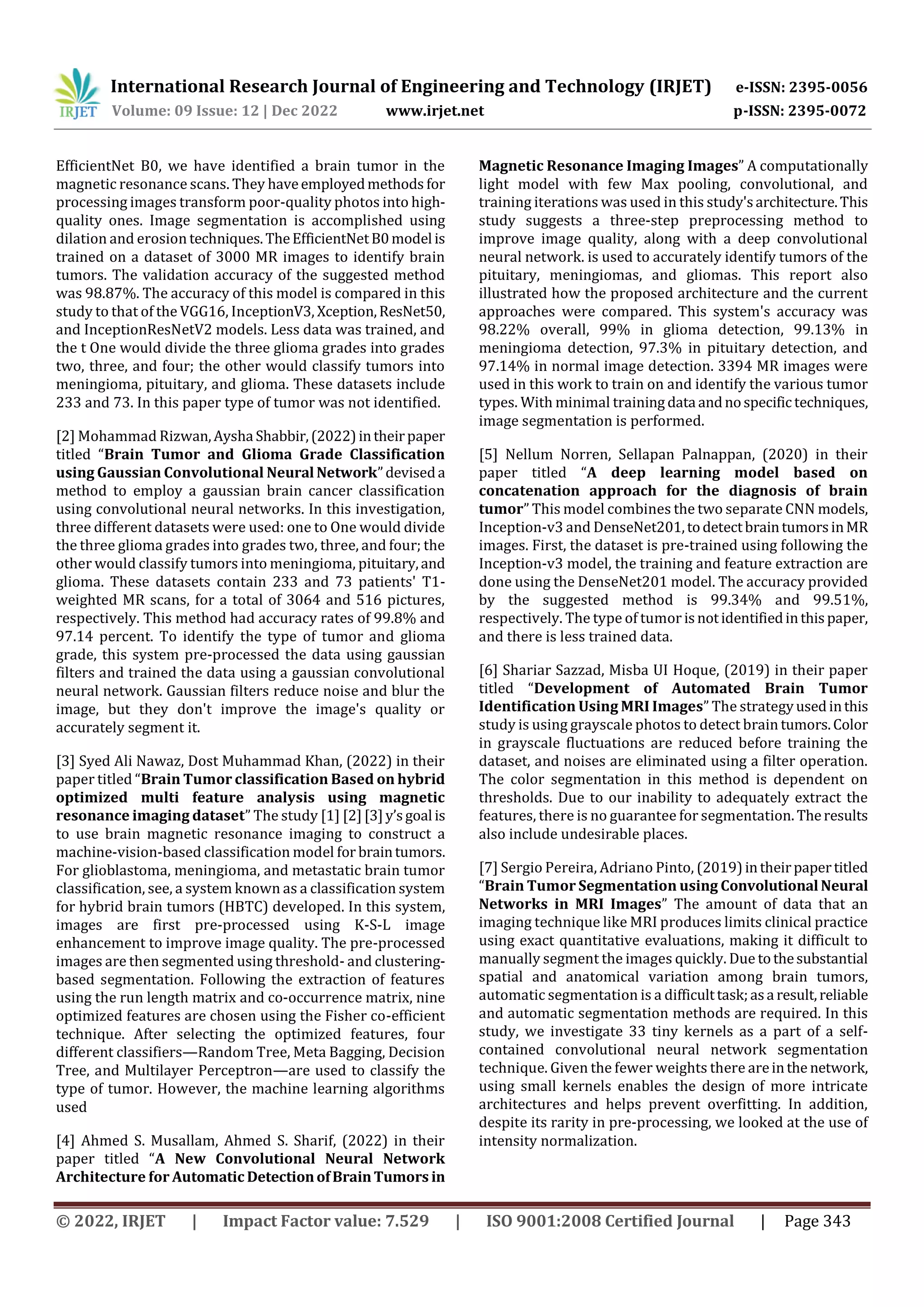 Brain Tumor Detection Using Region Based Convolutional Neural Network