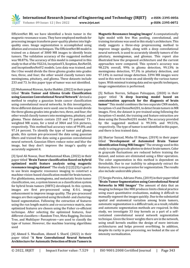 Brain tumor detection using Region-based Convolutional Neural Network and PSO | PDF | Cancer ...