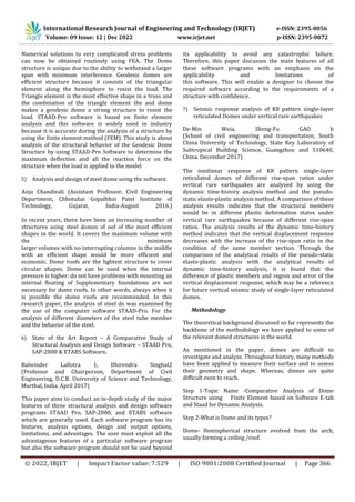 Study of Dome Structure Using Finite Element-Based Software E-Tab for Dynamic Loading | PDF ...