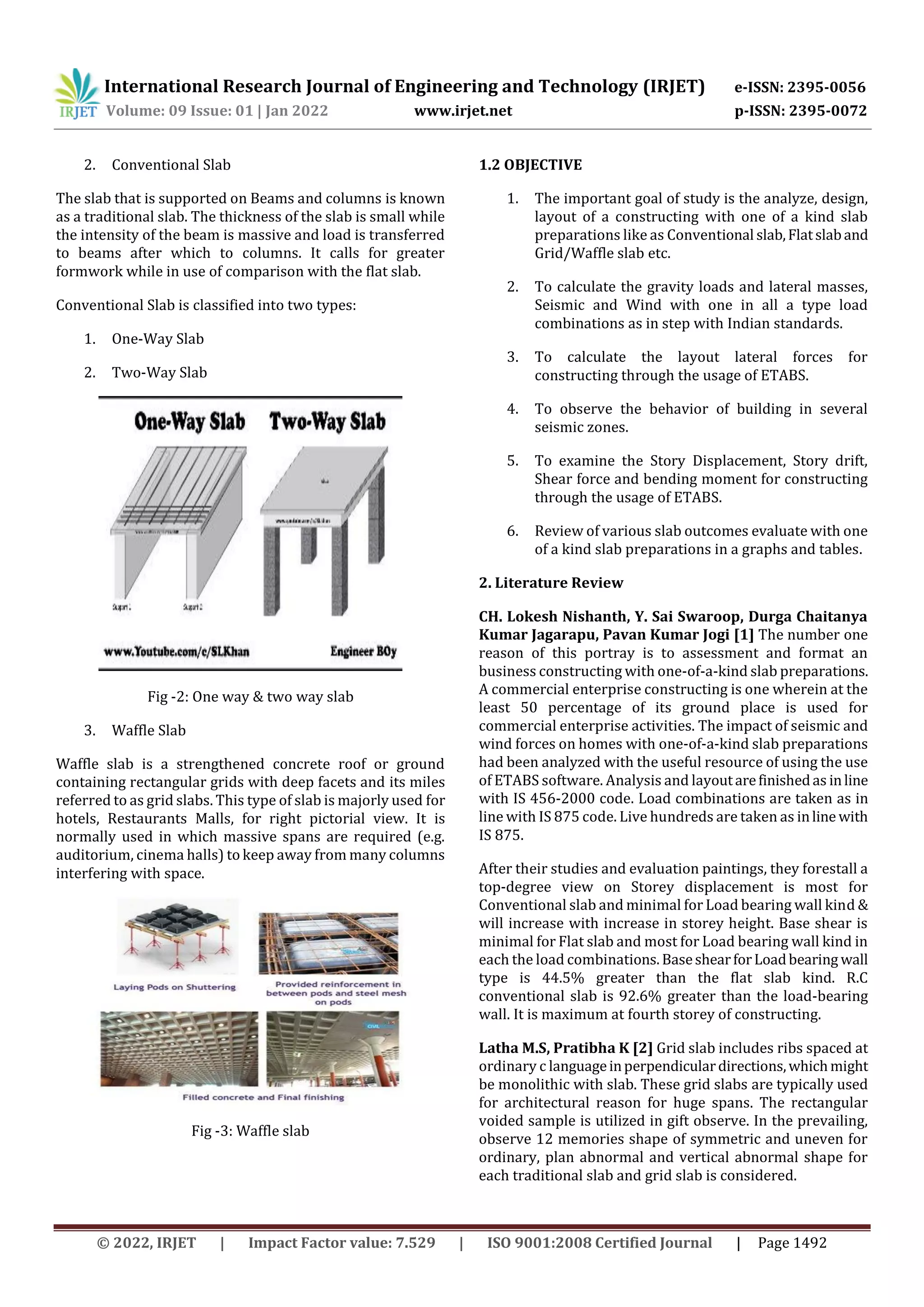 A REVIEW PAPER ON ANALYSIS AND DESIGN OF MULTISTORY BUILDING WITH ...