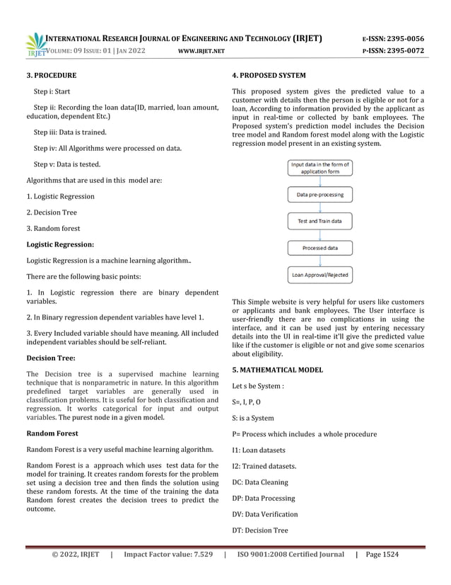 In Banking Loan Approval Prediction Using Machine Learning | PDF ...