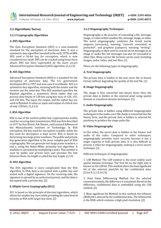 Review on: Combination of Cryptography and Steganography for Secure ...