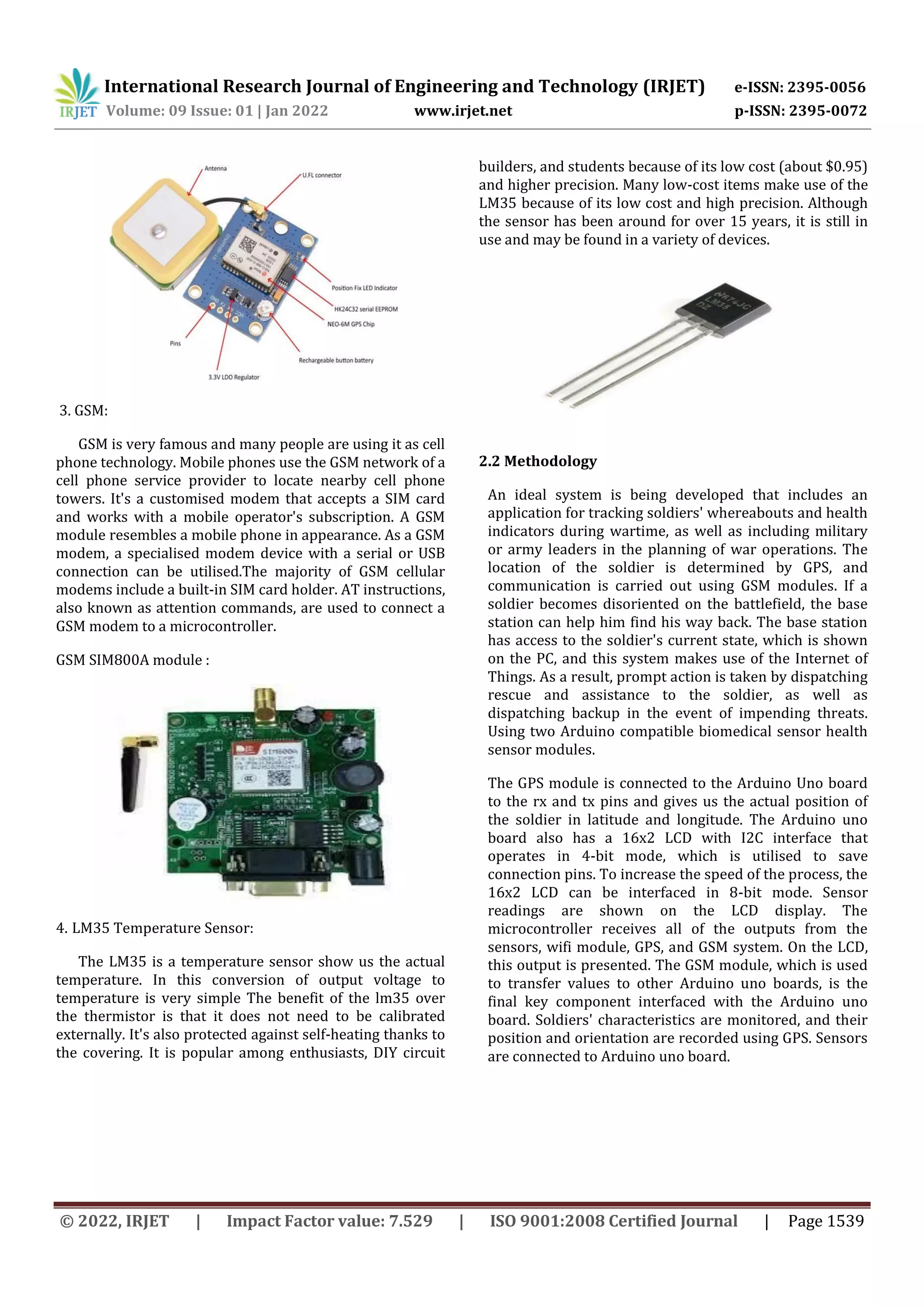 A simple and Cost-Effective Real-time Soldier Health and Position ...
