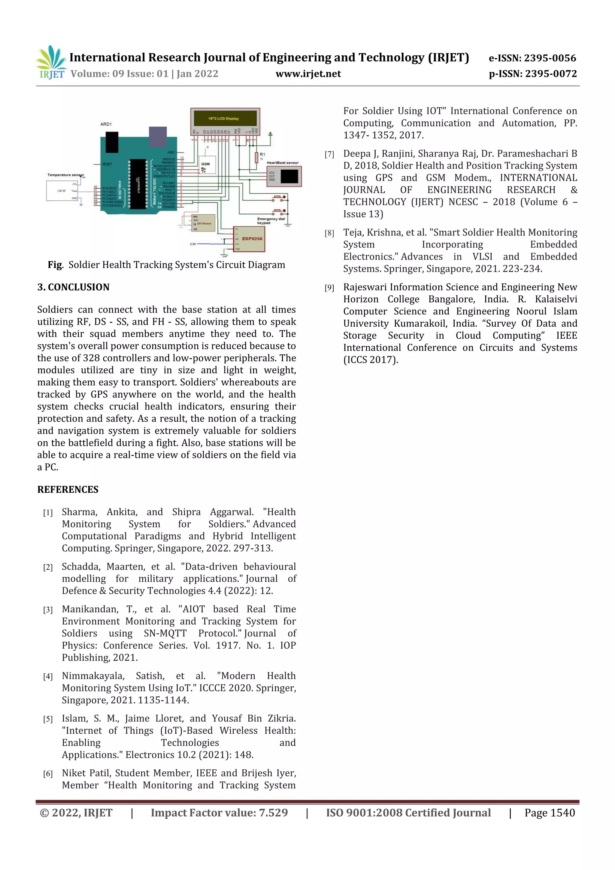 A simple and Cost-Effective Real-time Soldier Health and Position ...