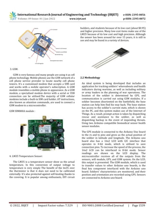 A simple and Cost-Effective Real-time Soldier Health and Position ...