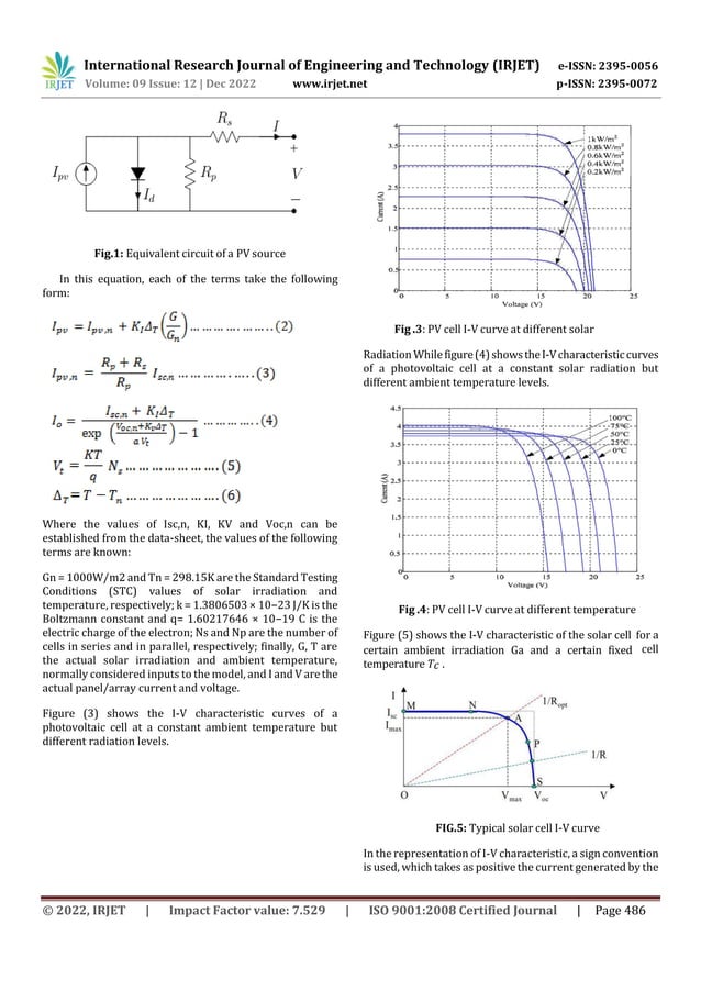 Simulation of MPPT Controller for photovoltaic system Grid-connected using Modelica | PDF