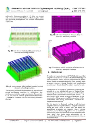 Amphibious Structure Design for Kuttanad | PDF