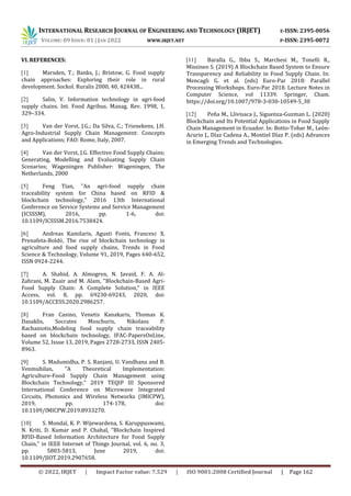 Blockchain Technology based Advanced Agriculture Food Supply Chain ...