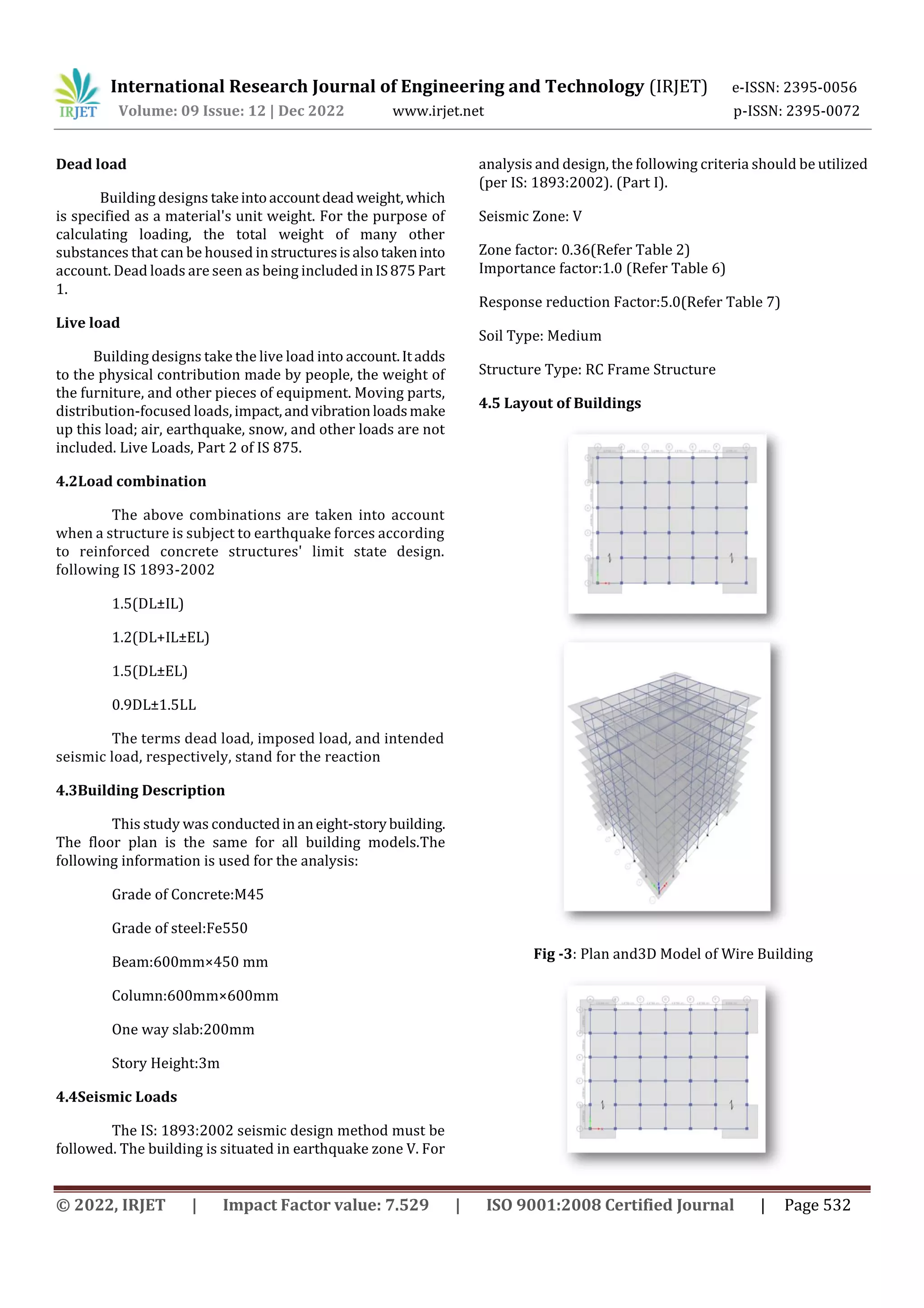 SEISMIC EVALUATION OF MULTISTORIED BUILDING WITH FLOATING COLUMNS USING ETABS | PDF