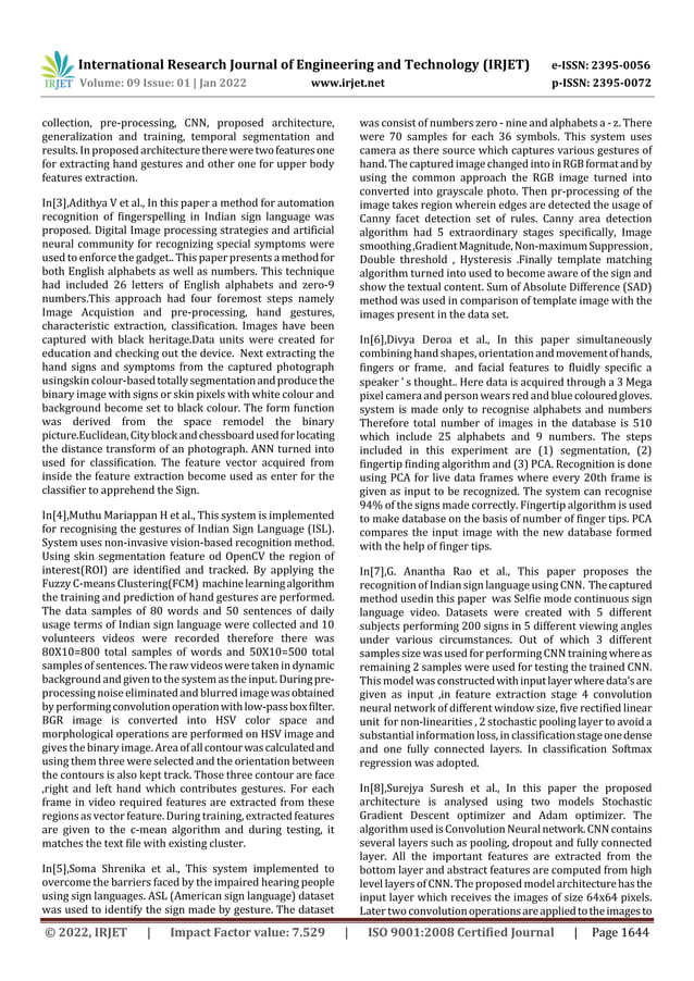 SIGN LANGUAGE RECOGNITION USING MACHINE LEARNING | PDF