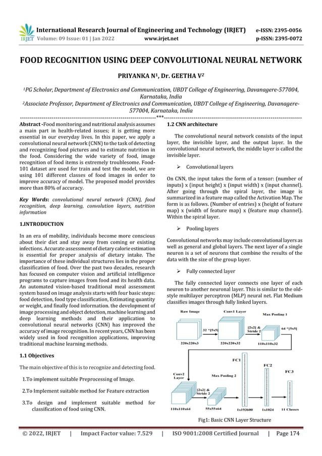 FOOD RECOGNITION USING DEEP CONVOLUTIONAL NEURAL NETWORK | PDF | Artificial Intelligence ...