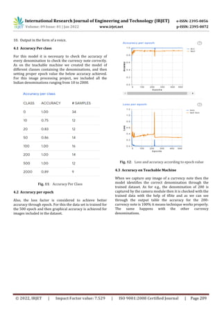 Currency Recognition using Machine Learning | PDF