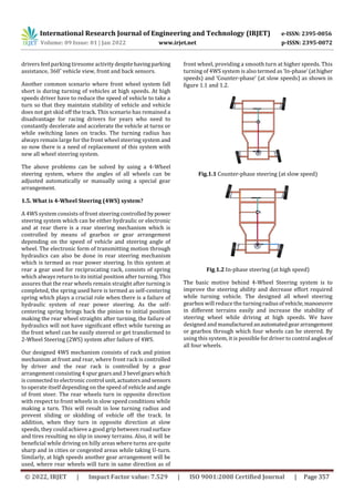 Design and Manufacturing of Gearbox for Four-Wheel Steering | PDF