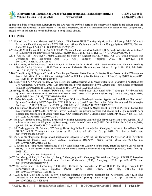Optimization of PV Cell through MPPT Algorithm | PDF