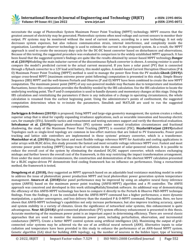 Optimization of PV Cell through MPPT Algorithm | PDF