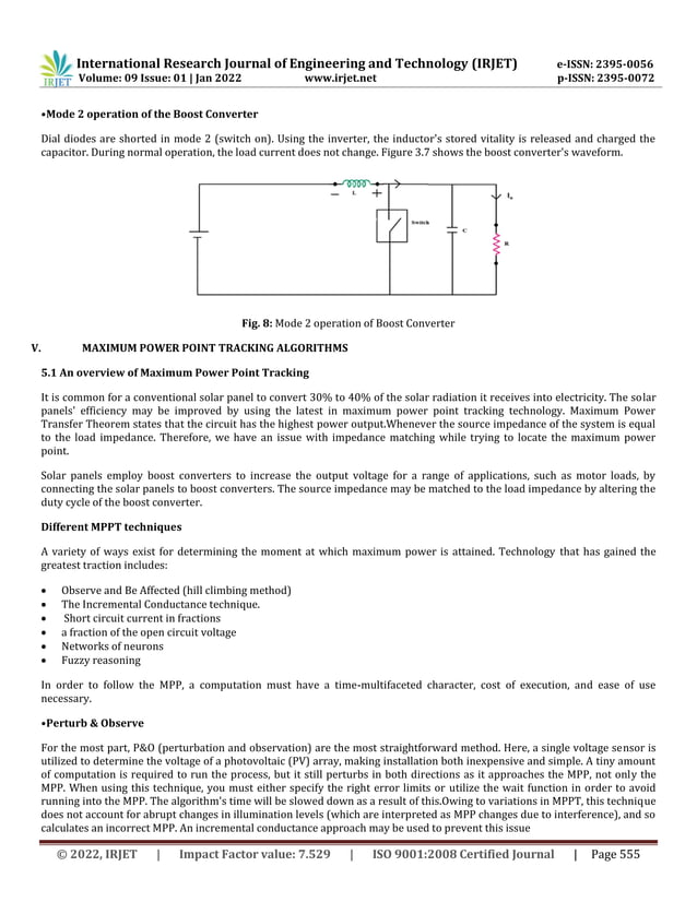 Optimization of PV Cell through MPPT Algorithm | PDF