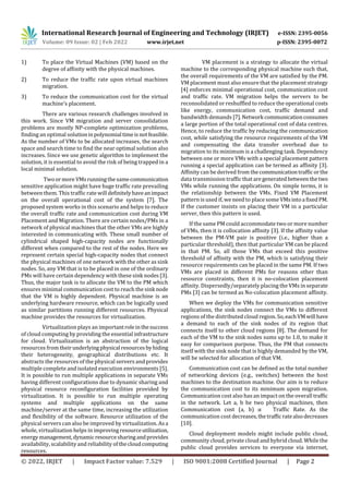 Affinity based virtual machine migration (AVM) approach for effective placement in cloud ...