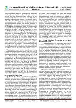 Affinity based virtual machine migration (AVM) approach for effective placement in cloud ...