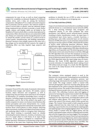 PERSONAL PROTECTIVE EQUIPMENT DETECTION AND MACHINE POWER CONTROL USING IMAGE PROCESSING | PDF