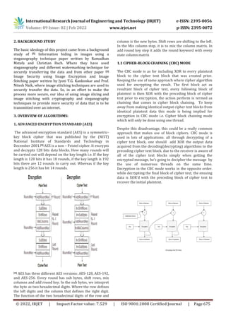 Encrypting and Decrypting Message via Image Slicing | PDF