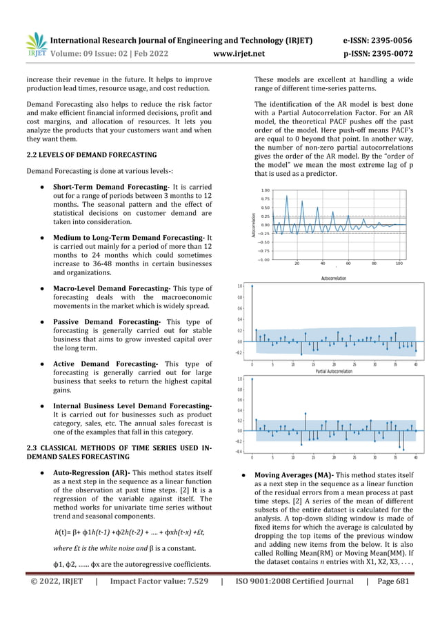 Walk-Through Demand Sales Time Series Forecasting | PDF