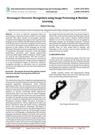Devanagari Character Recognition using Image Processing & Machine Learning | PDF | Desktop ...