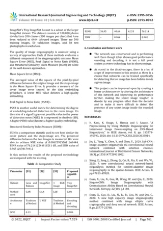 IMAGE STEGANOGRAPHY USING CNN | PDF
