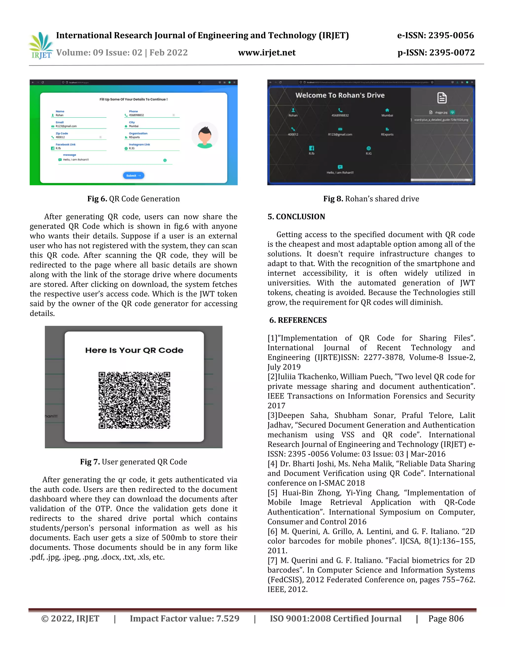 Qr Code Document Authentication And Retrieval Pdf Desktop