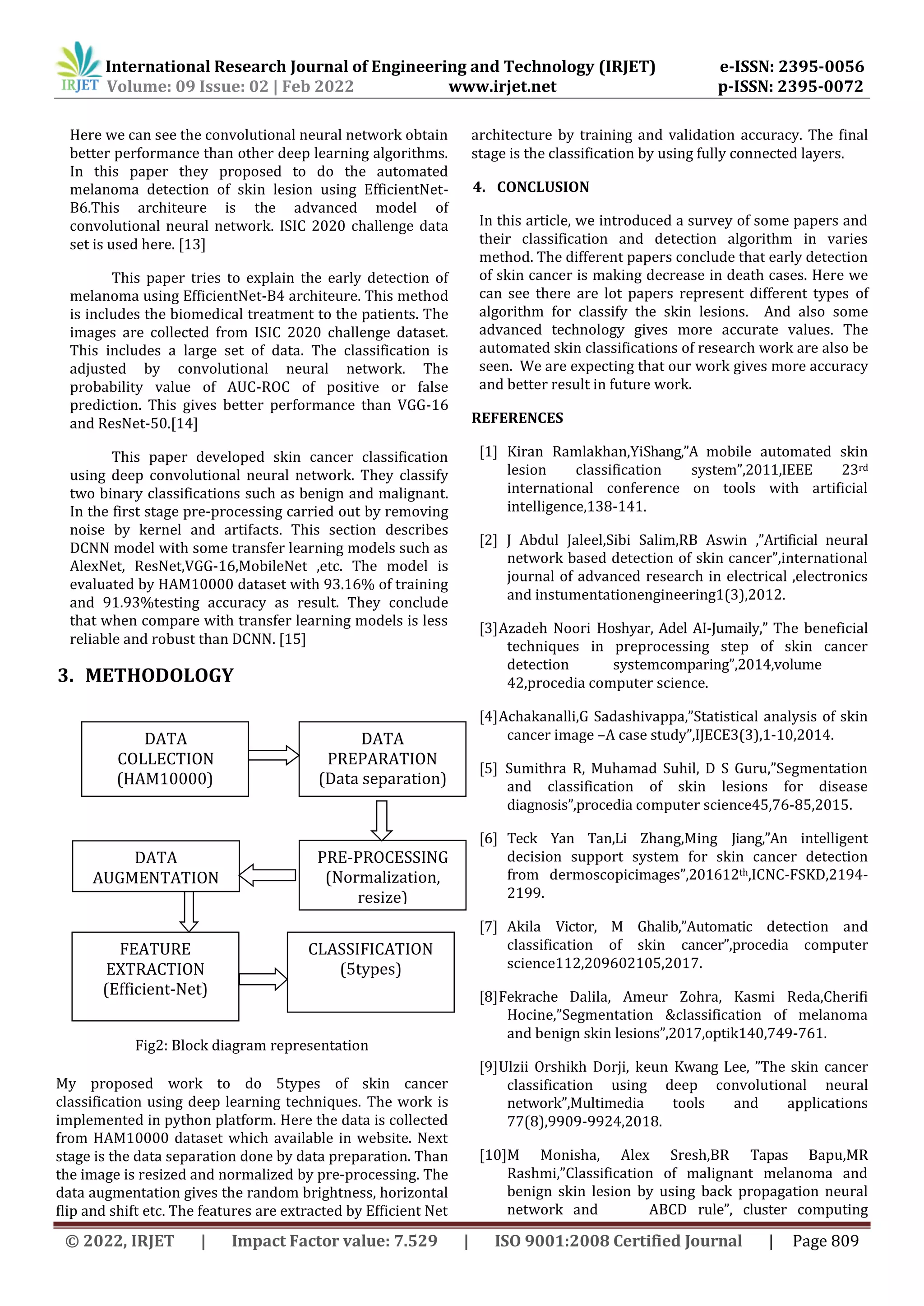 SKIN DISEASE IMAGE RECOGNITION USING DEEPLEARNING TECHNIQUES: A REVIEW | PDF