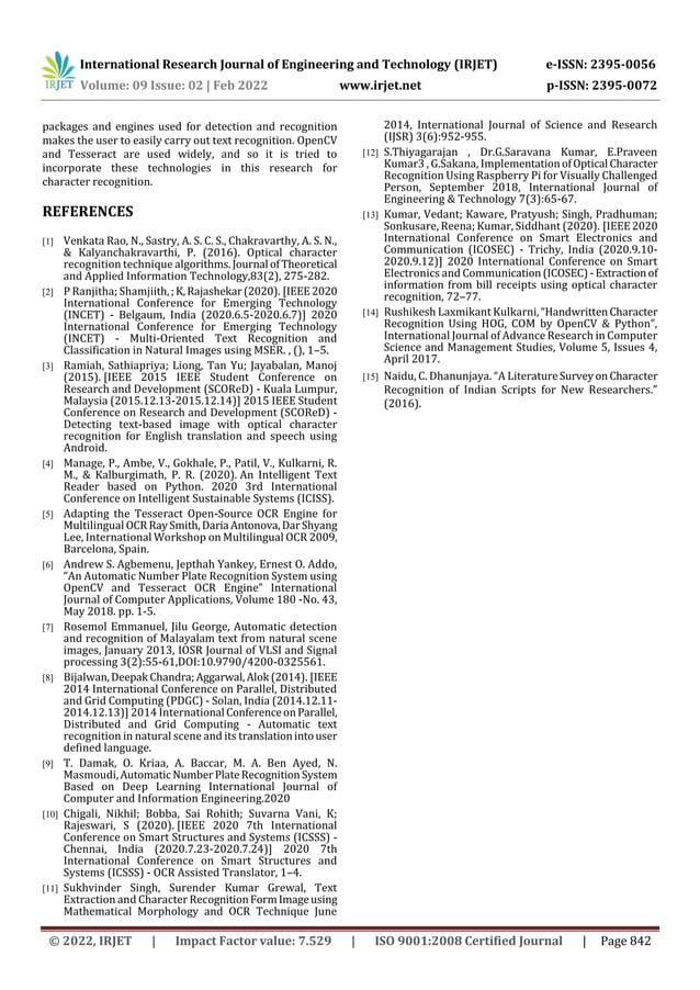 Text Recognition Using Tesseract OCR Facilitating Multilingualism: A ...