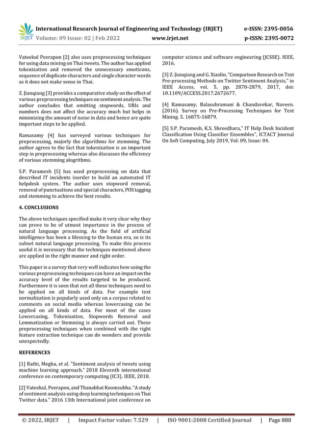 Text Pre-Processing Techniques in Natural Language Processing: A Review ...