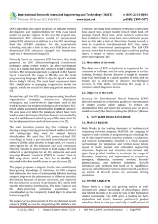 A Review on ECG -Signal Classification of Scalogram Snap shots the use ...