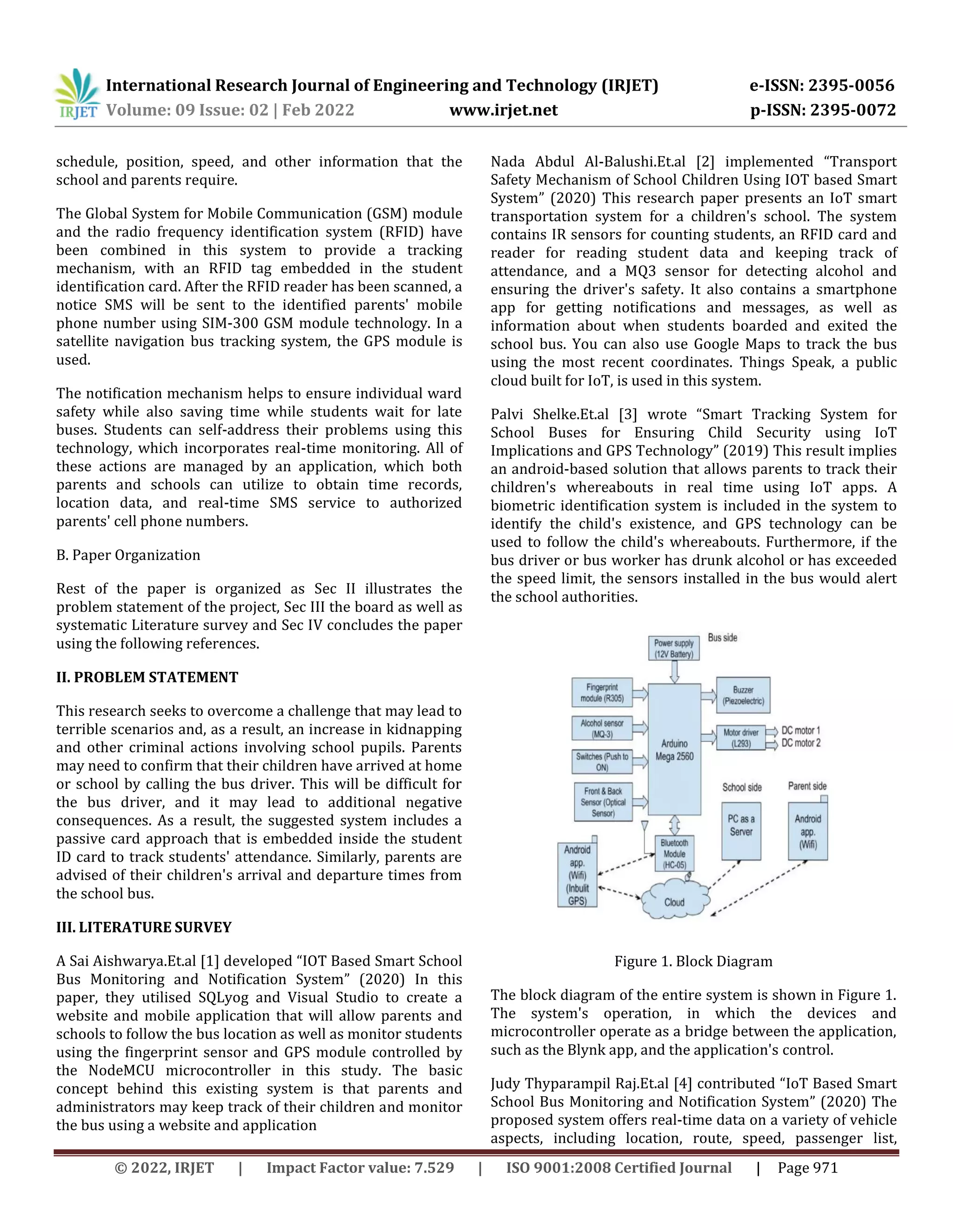 A Comparative Study on School Bus Safety and Security | PDF