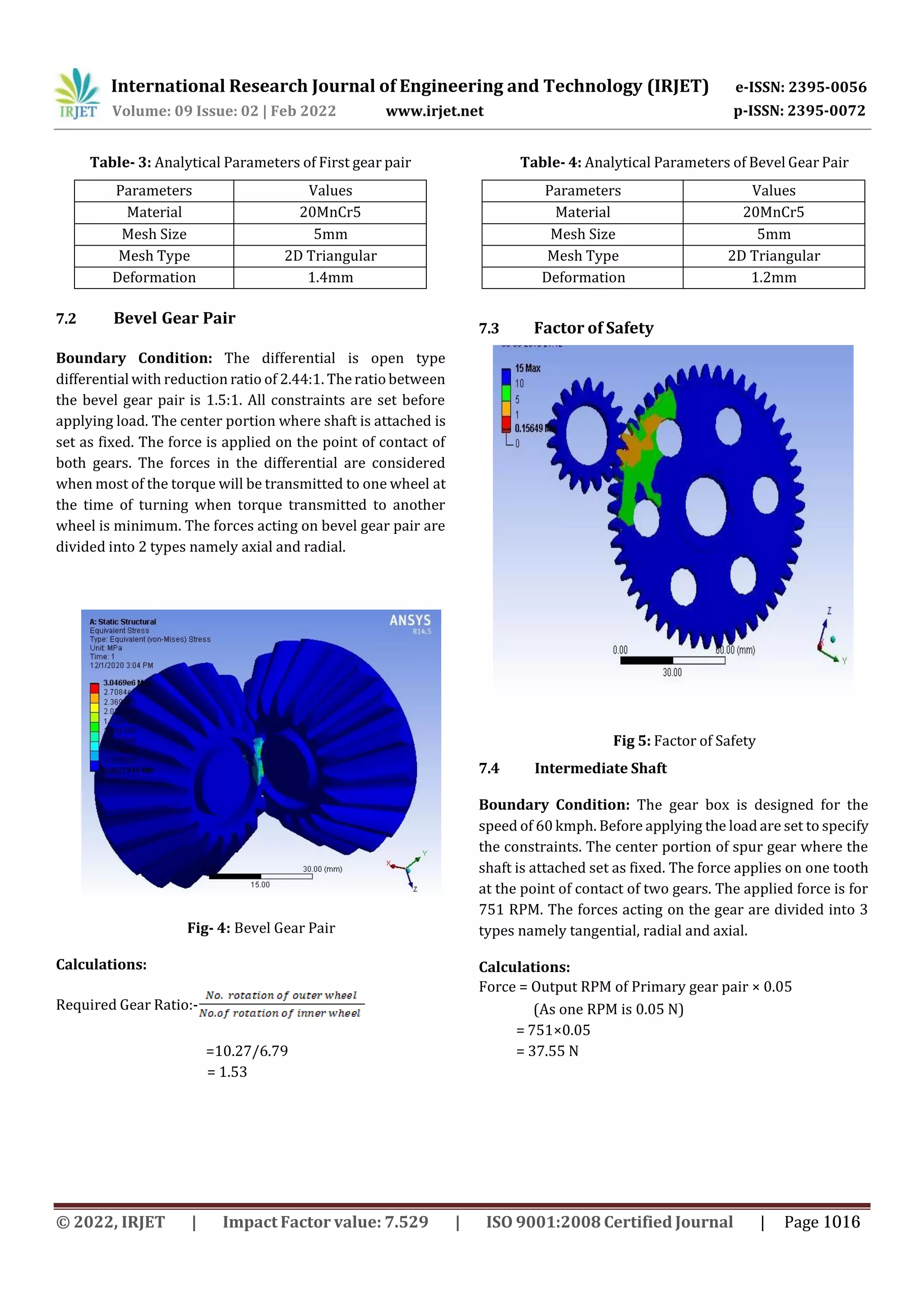Design and Analysis of All Wheel Drive Gearbox | PDF