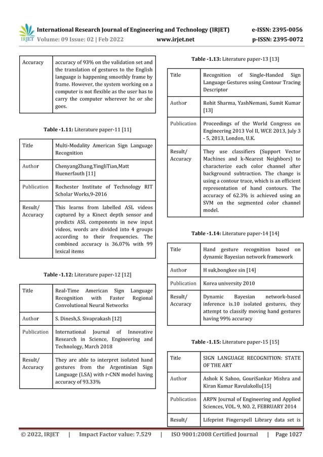 Live Sign Language Translation: A Survey | PDF